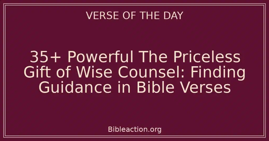 35+ Powerful The Priceless Gift of Wise Counsel: Finding Guidance in ...